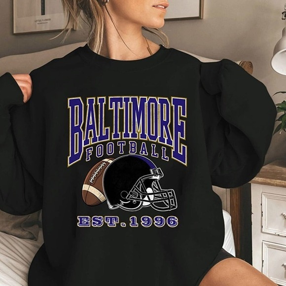 Margaret | Shirts | Baltimore Football Sweatshirt Vintage Baltimore ...